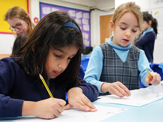 Years 1 - 2 (Key Stage 1) - Francis Holland Prep School